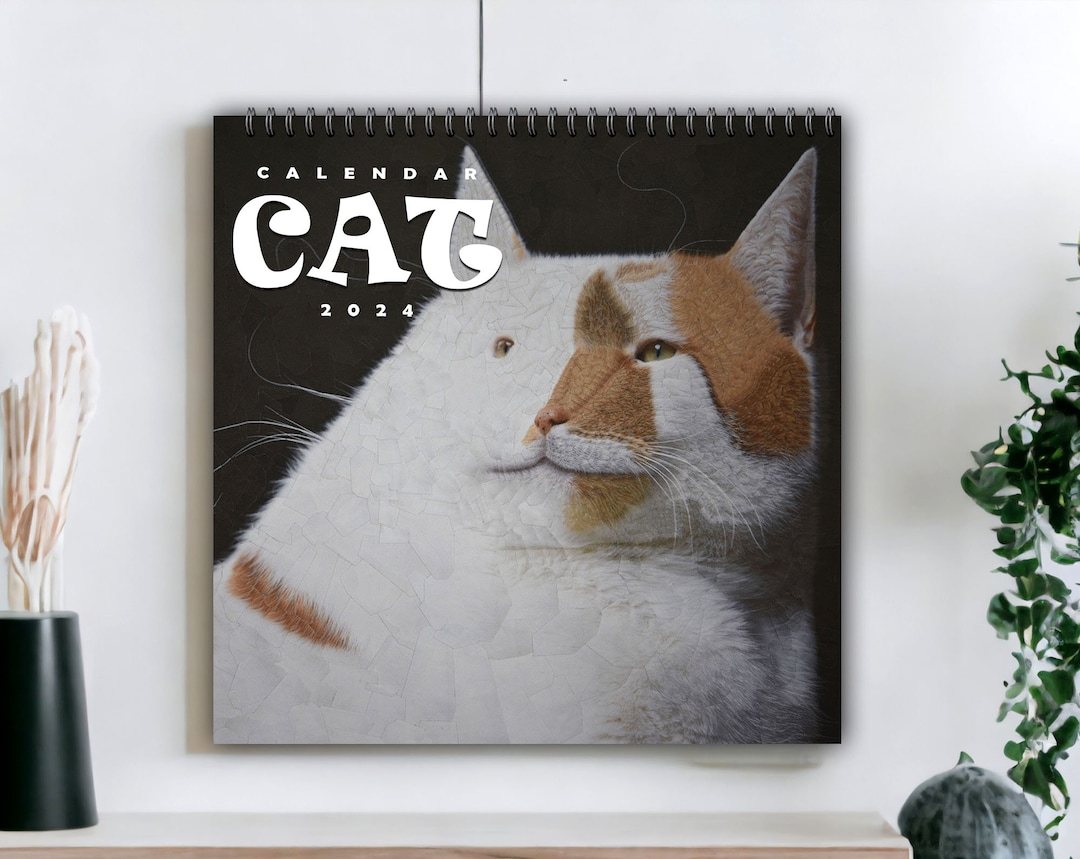 Ugly Cats Calendar 2024, Funny Cats Wall Calendar, Creative Calendar ...