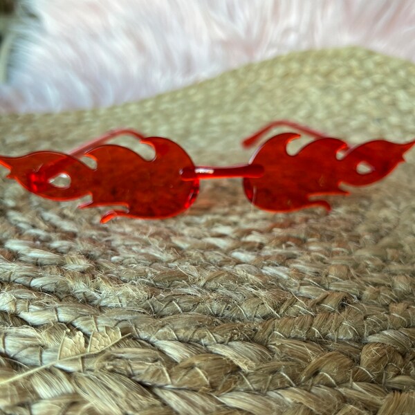 Flame Sunglasses - Etsy