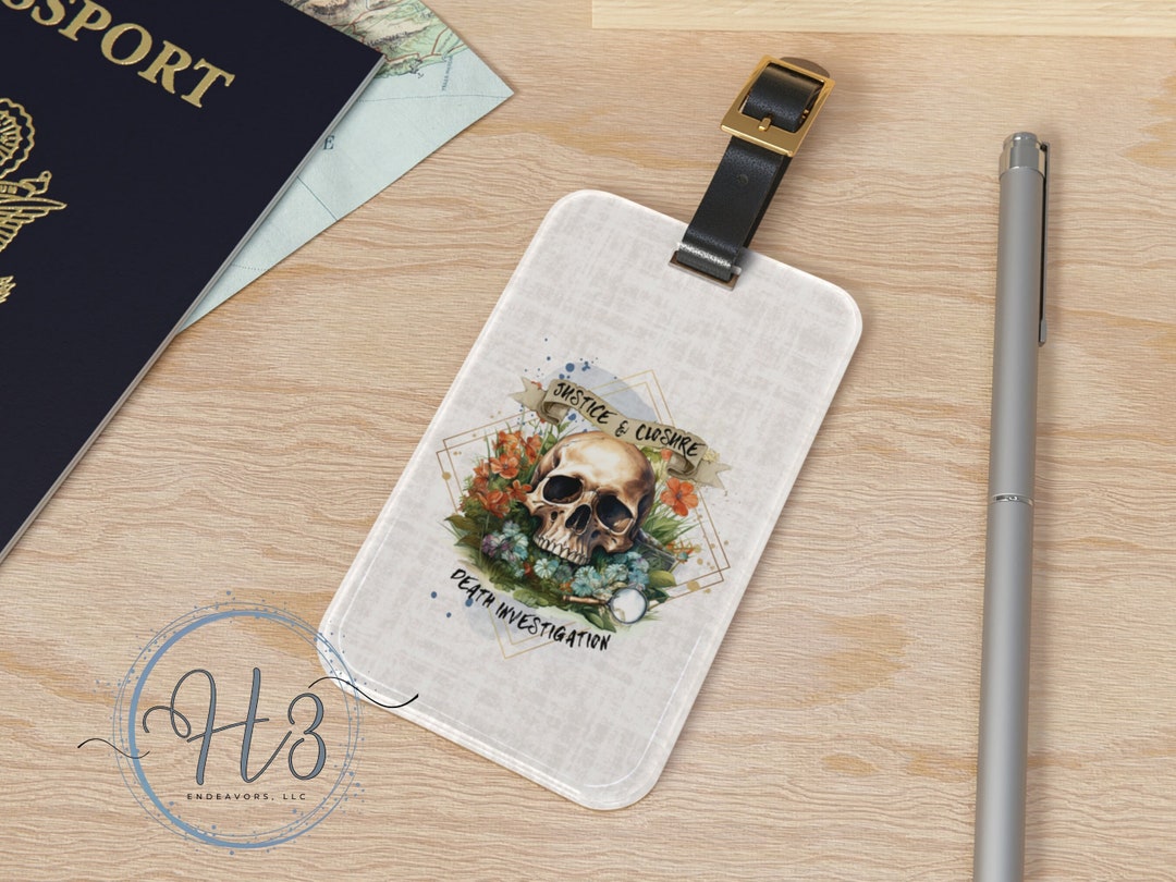 Death Investigator Luggage Tag Gift Medical Examiner Gift Coroner ...