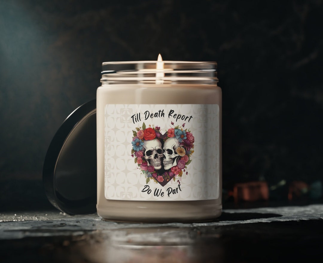 Till Death Report Do We Part Candle Gift Medical Examiner Candle Gift ...