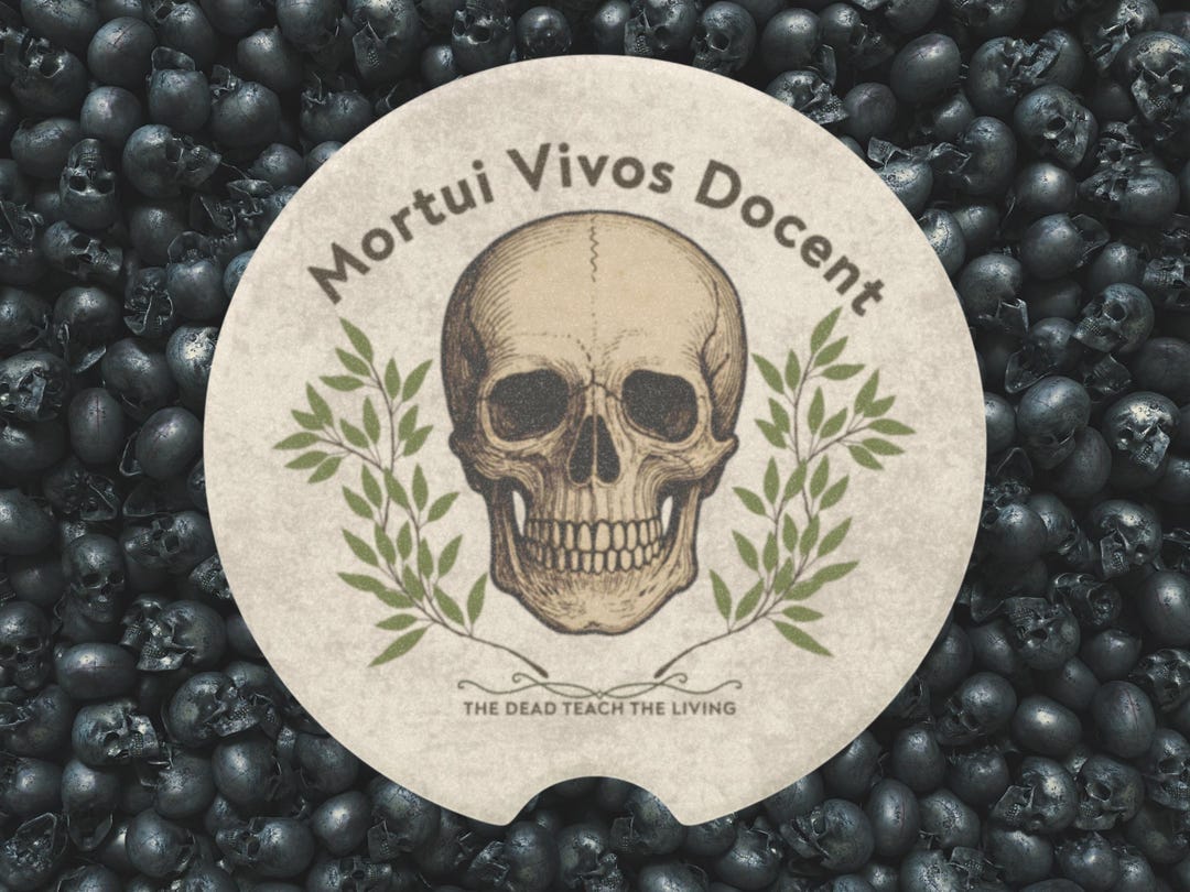 Mortui Vivos Docent Forensic Pathology Soapstone Car Coaster, Latin ...