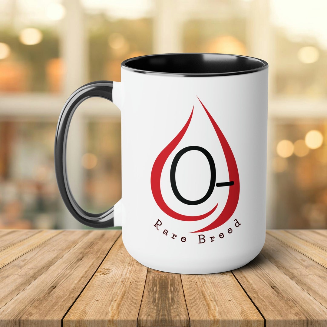 Custom O Blood Type Coffee Mug Custom Donor Awareness Gift Doctor ...