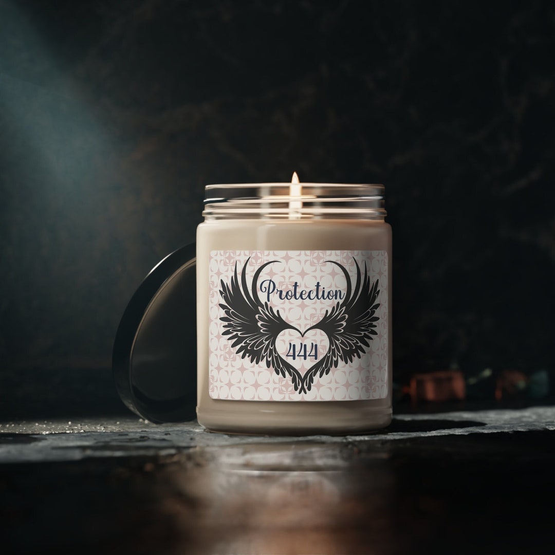 Angel Number 444 Candle Gift Candle Protection Repeating Number Candle ...