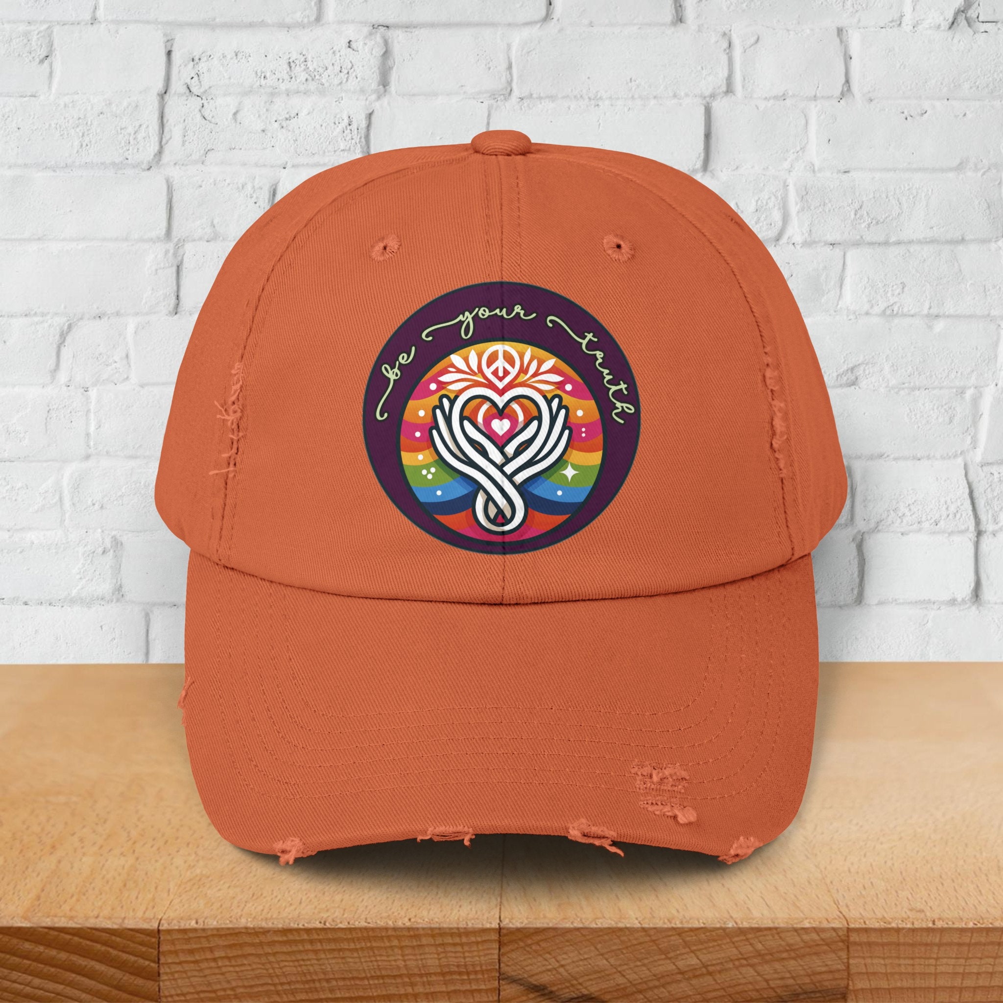 Pride Distressed Cap Equal Rights Gay Lesbian Hat Support Pride Human ...