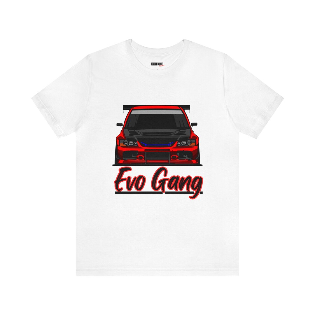 Mitsubishi Evo Gang, JDM Car Tshirt, Evolution 9, Car Enthusiast ...