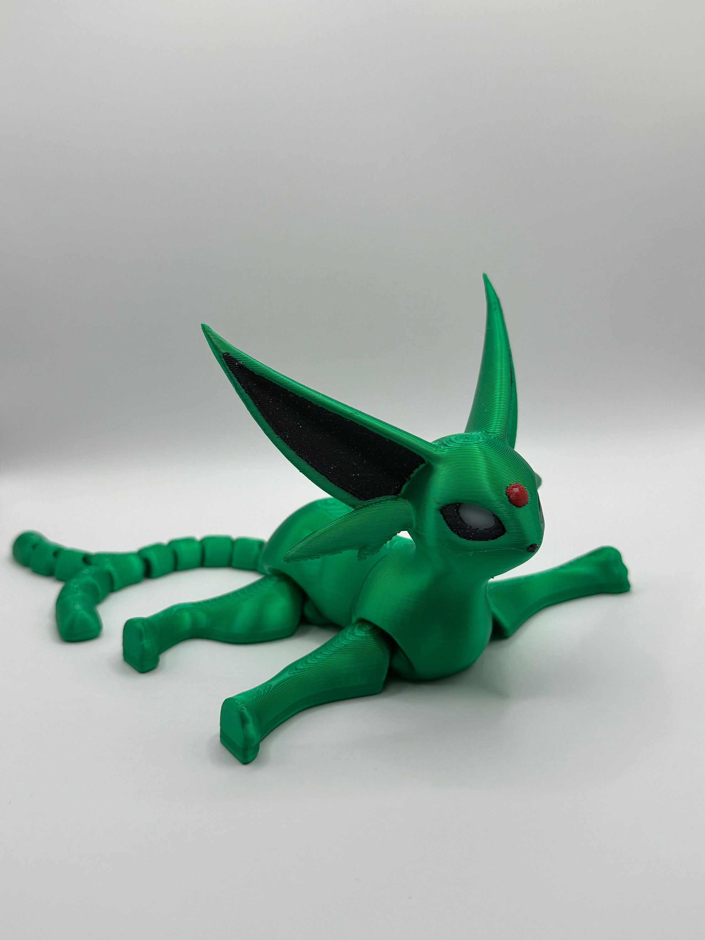 NEW Shiny Espeon 3D Printed Figurine Green - Etsy