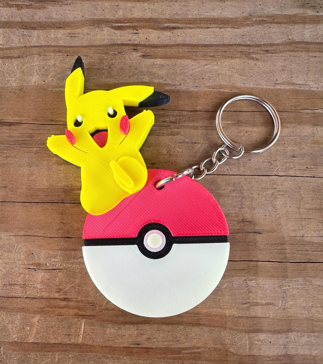 Pikachu Pokémon Keychain 3D Printed Pikachu Accessory Cute Pokémon Gift ...