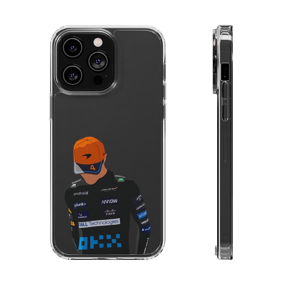 Lando Norris Transparent Phone Case, Formula 1 Phone Case - Etsy
