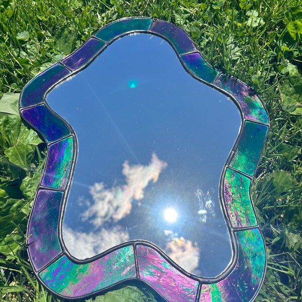 Stained Glass Mirror - Etsy