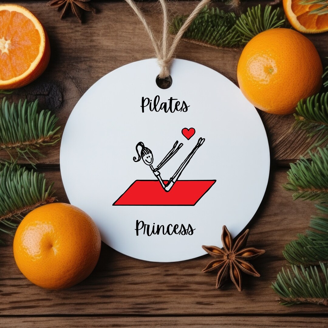 Pilates Christmas Ornament | Pilates Teacher Holiday Gift | Pilates ...