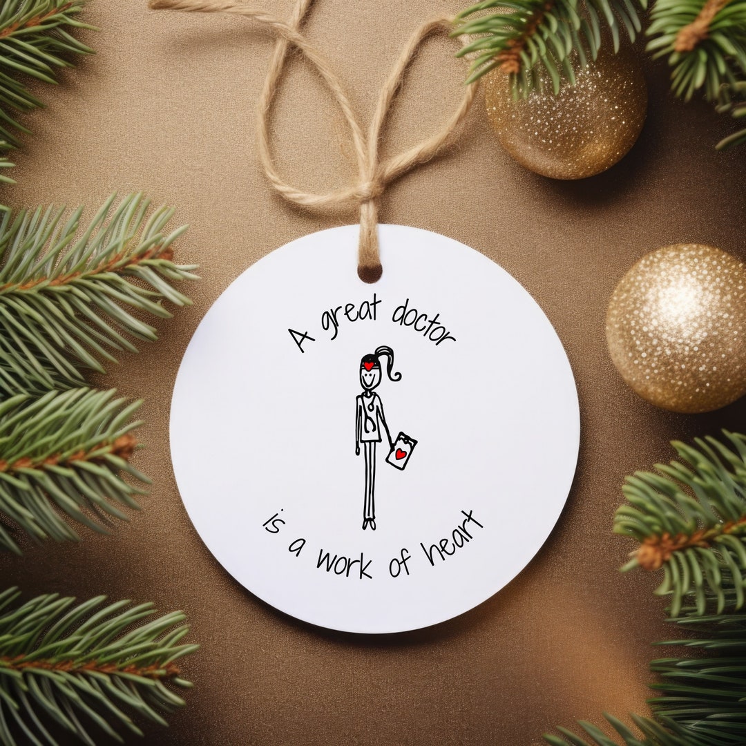Female Doctor Christmas Ornament | Female Doctor Gift | A Doctor is a ...