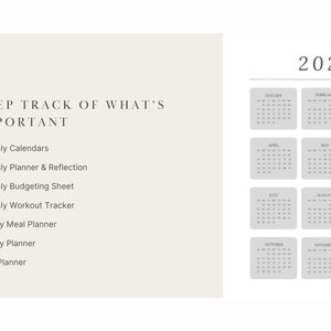 Black and White Planner Template Planners 2024 Planner Minimalist ...