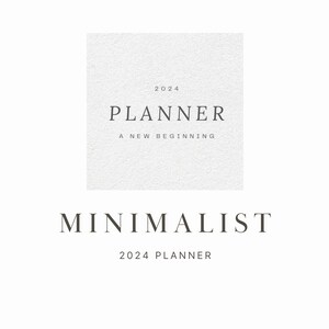 Black and White Planner Template Planners 2024 Planner Minimalist ...