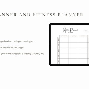 Black and White Planner Template Planners 2024 Planner Minimalist ...