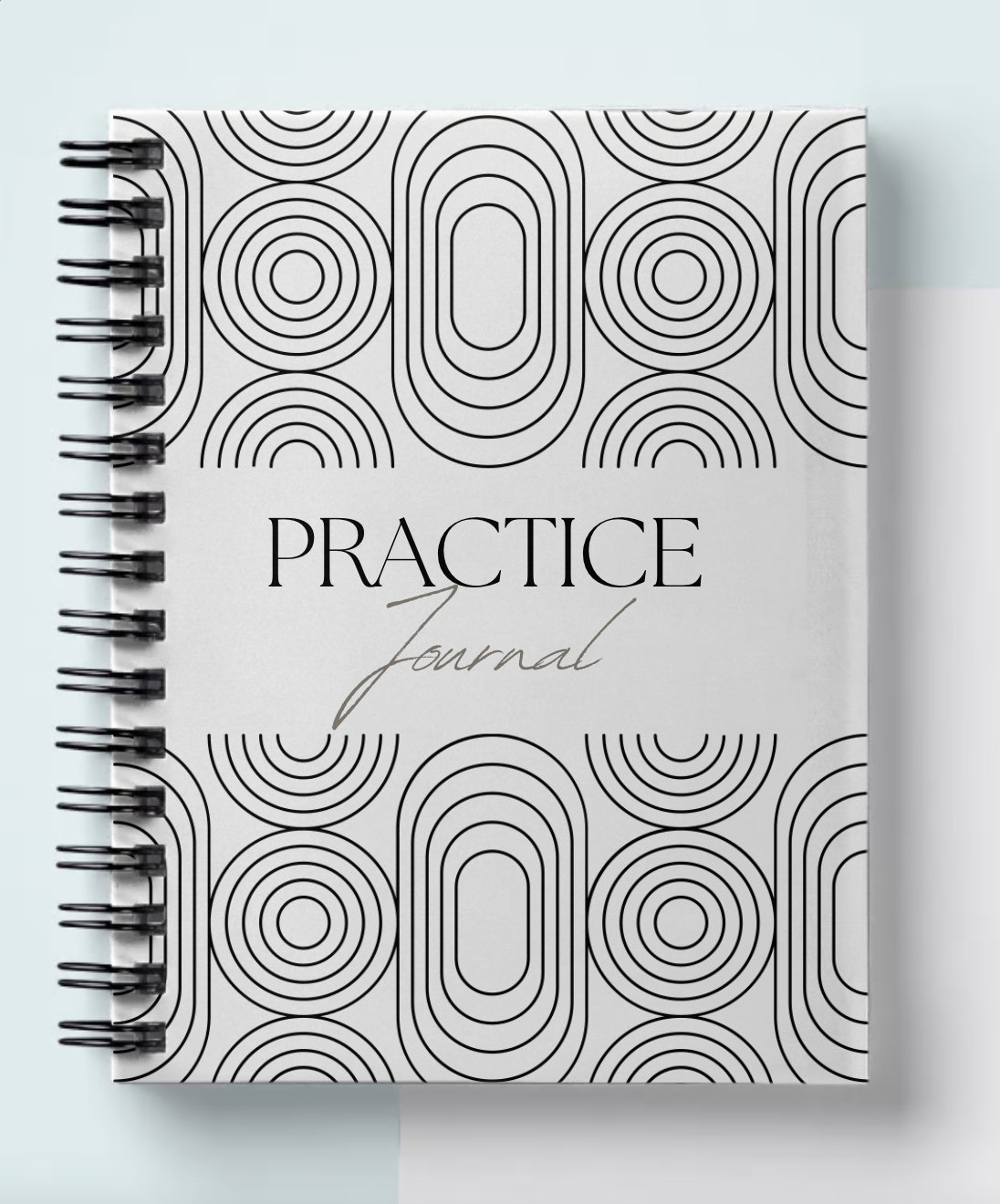 Printable Minimalist Music Practice Journal - Etsy