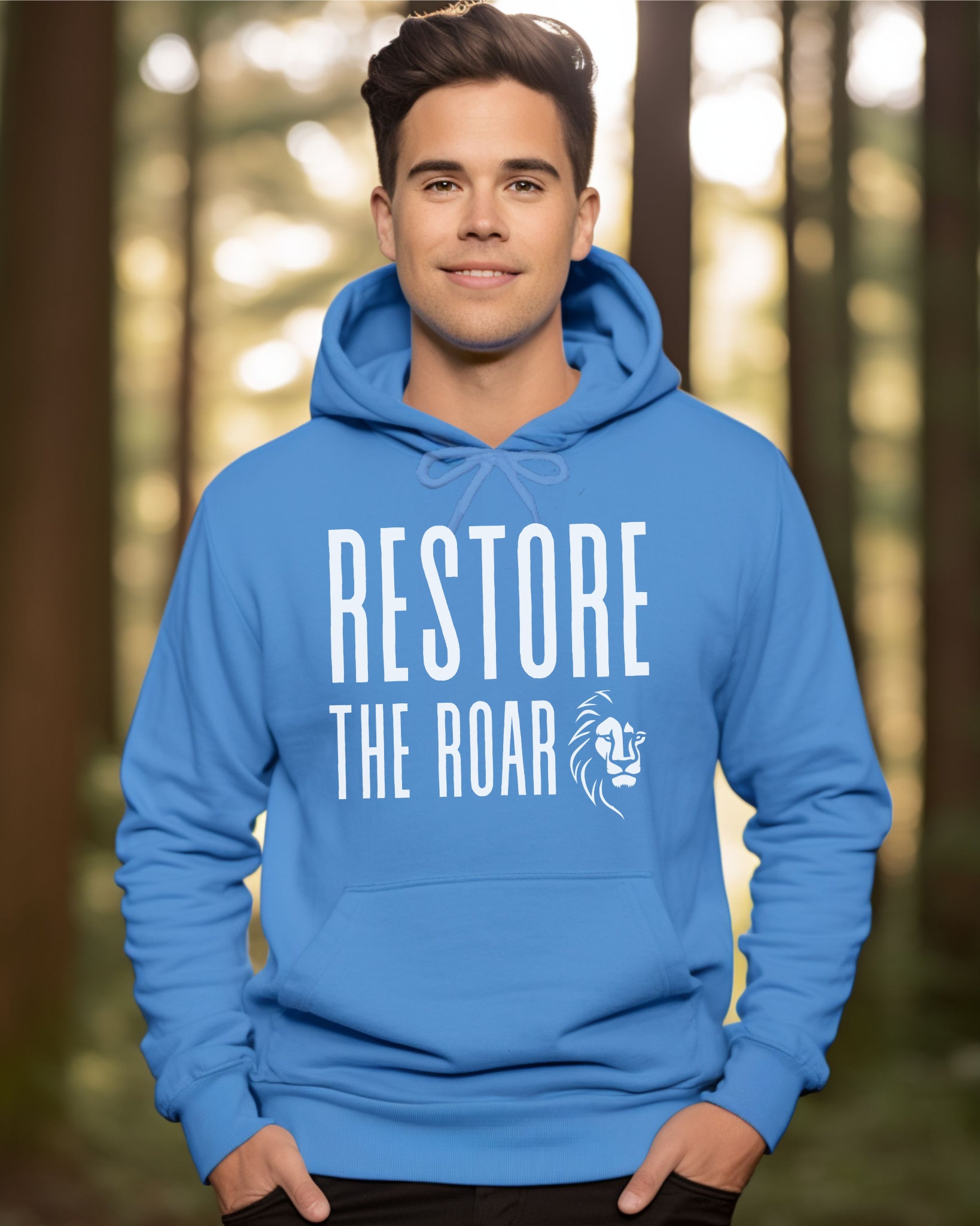 Restore the Roar Hoodie Sweatshirt Detroit Football Sweatshirt Detroit ...