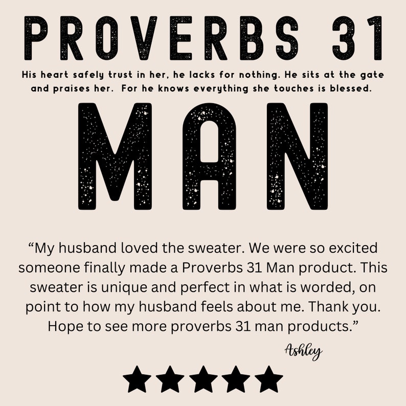 Proverbs 31 Man Hoodie Sweatshirt Christian Faith Gift Mens Sweatshirt ...