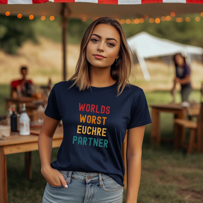 Worlds Worst Euchre Partner T-shirt Funny Euchre Shirt Euchre ...