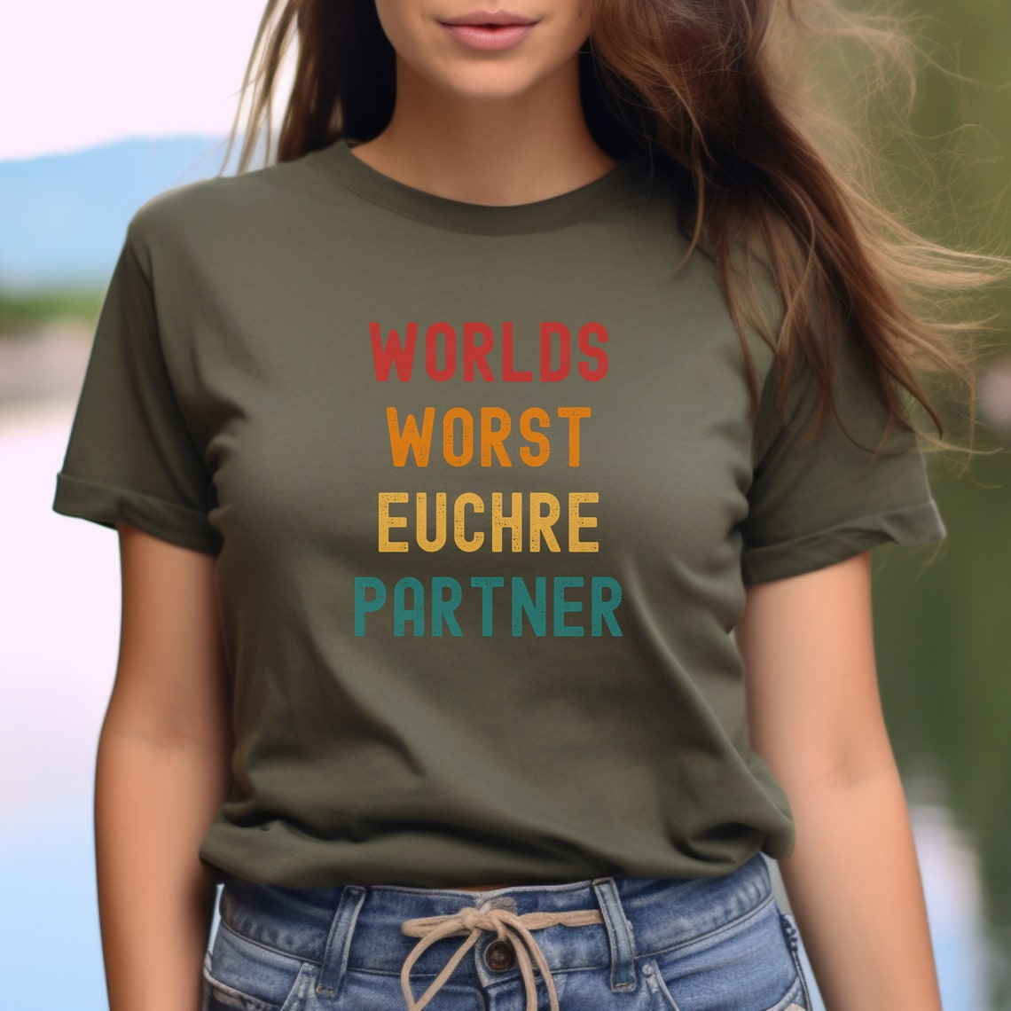 Worlds Worst Euchre Partner T-shirt Funny Euchre Shirt Euchre ...