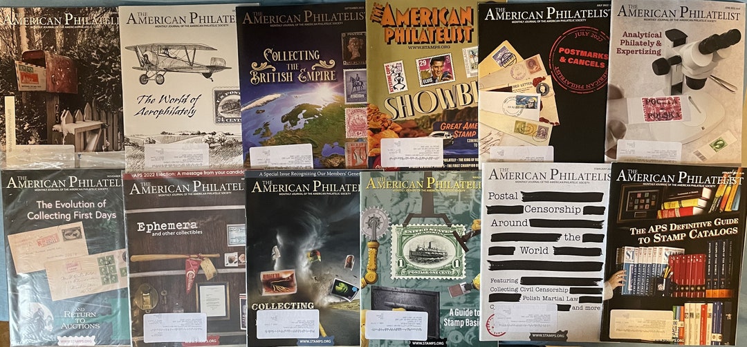 America Philatelist Magazines, 2022, Full Set - Etsy