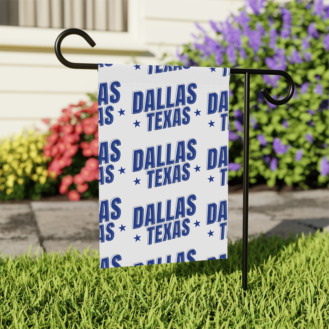 Dallas Texas Garden Banner | Dallas Cowboys Inspired | Double-sided ...