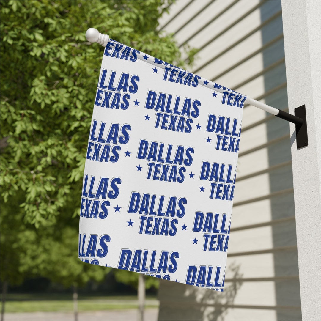 Dallas Texas Garden Banner | Dallas Cowboys Inspired | Double-sided ...
