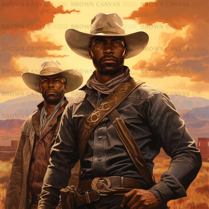 African American Cowboy Sweatshirt, Black Cowboy Sweatshirt, Black ...