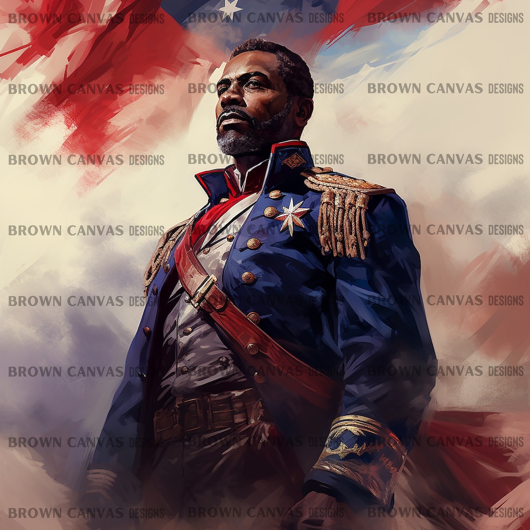 Black Civil War General PNG, American Flag Colors, Black Veterans ...