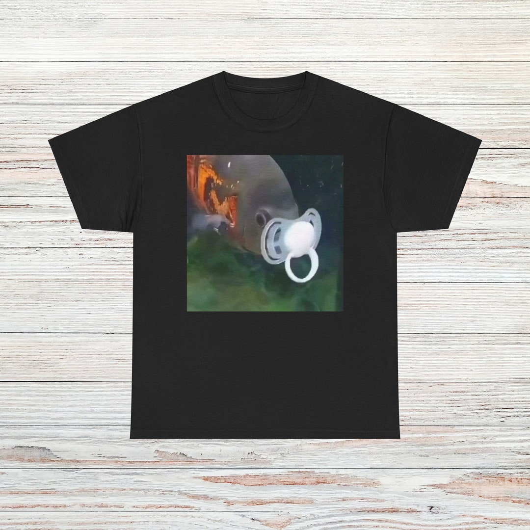 Fish Binky T-shirt Unisex Male or Female Cotton Tee 6 Colors Available ...