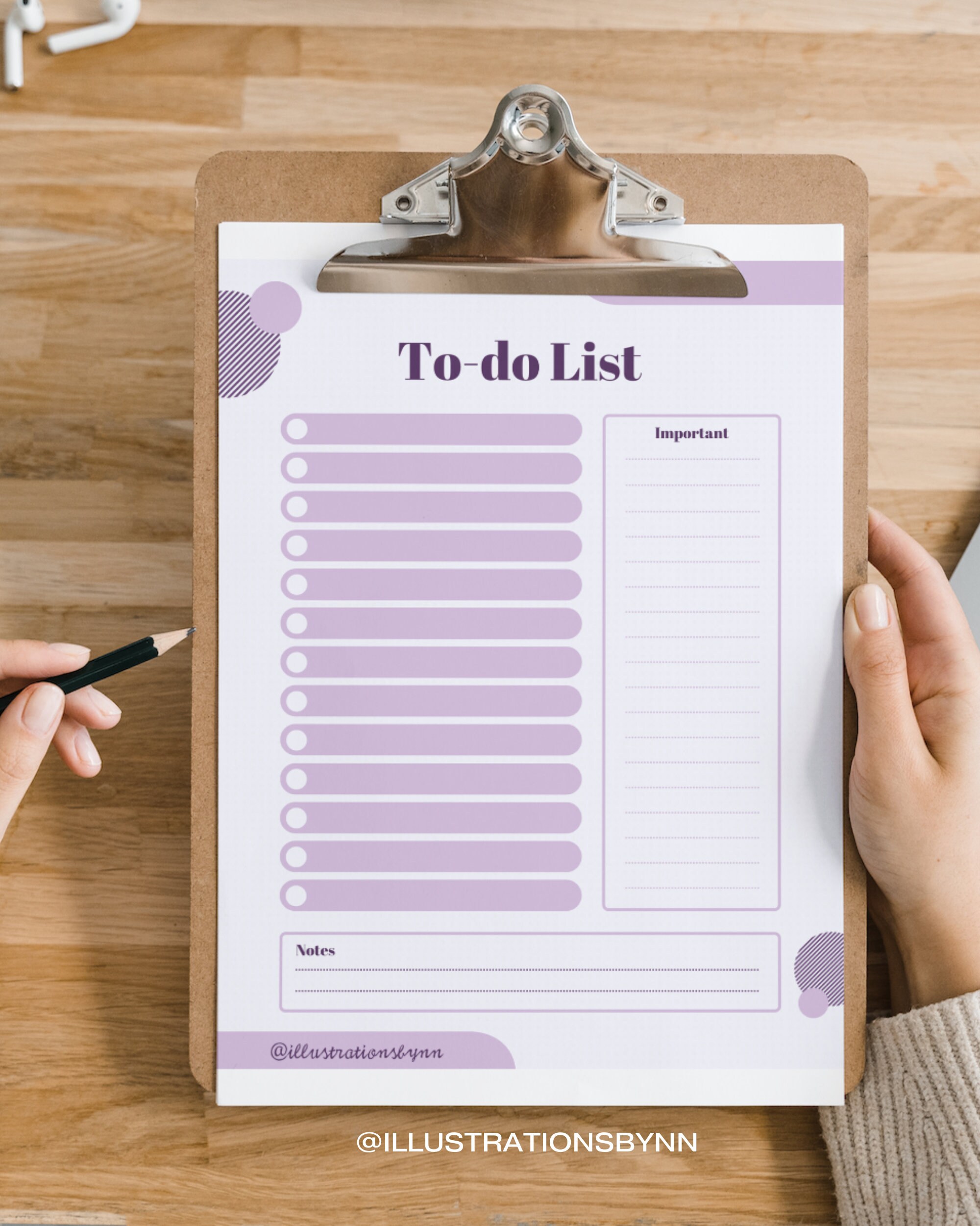 To-do List Available in 6 Colors Plan Your Day Daily Planner Stay ...