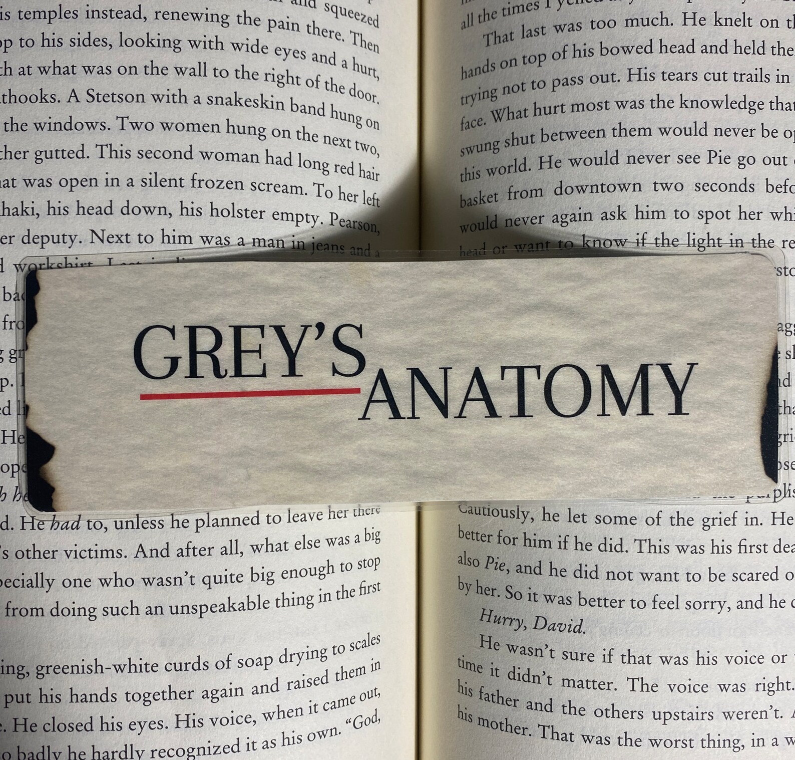 Grey's Anatomy Inspired Bookmark//derek Shepard Moments// Character ...