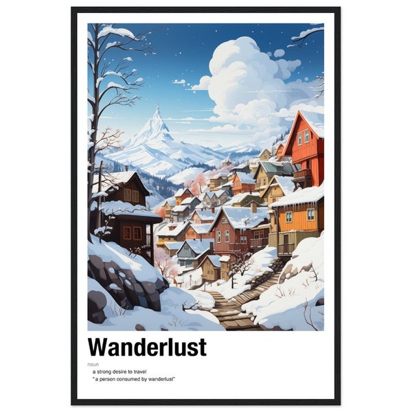 Wanderlust Poster - Etsy