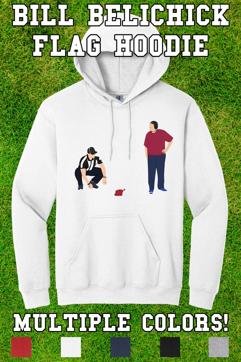 Bill Belichick Football Challenge Flag Hoodie - Etsy