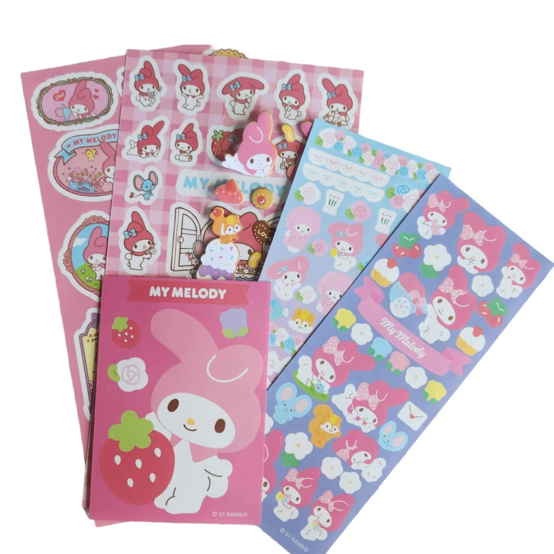 My Melody Sticker Set - Etsy