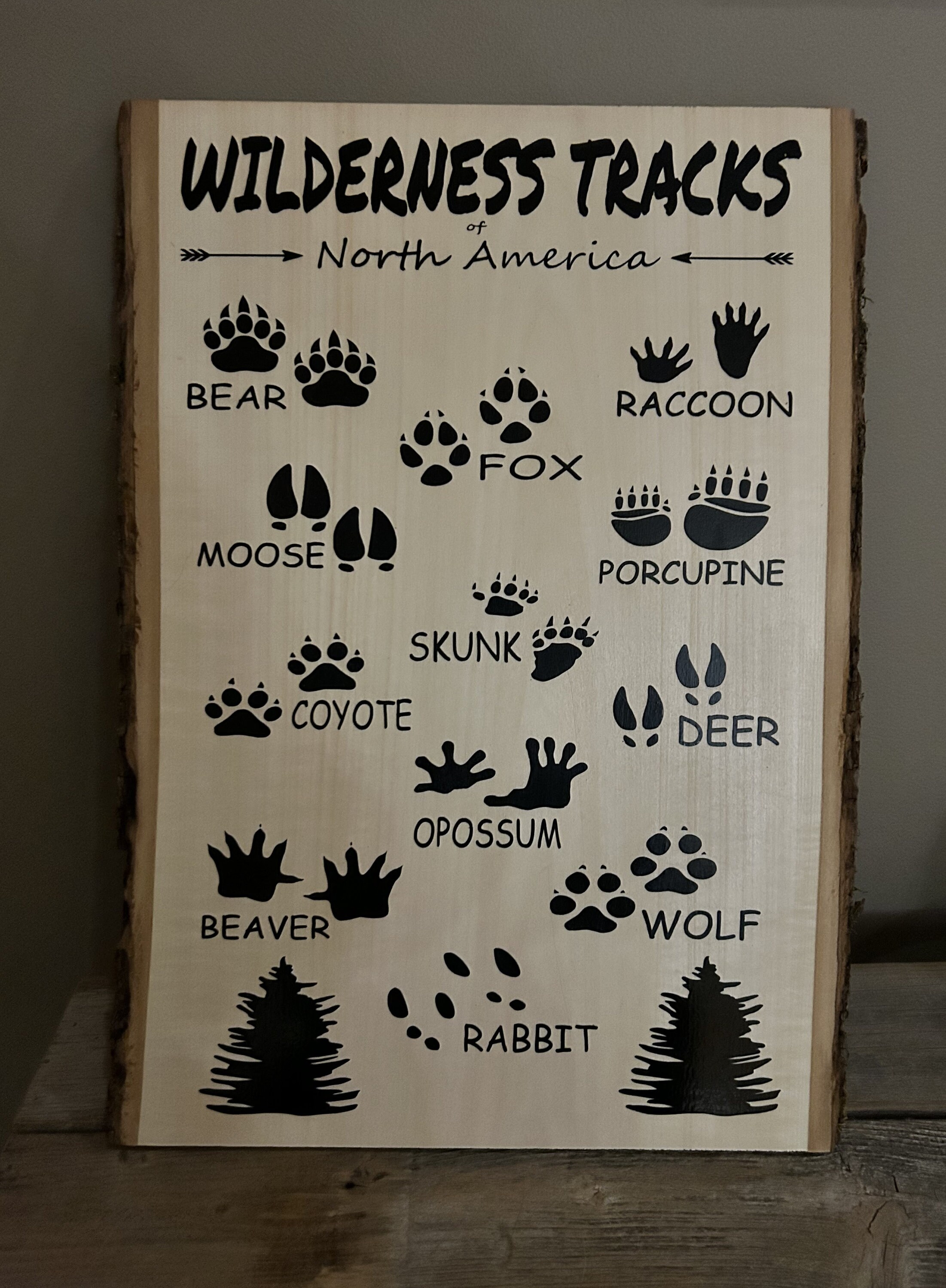 Animal Tracks Nature Sign - Etsy