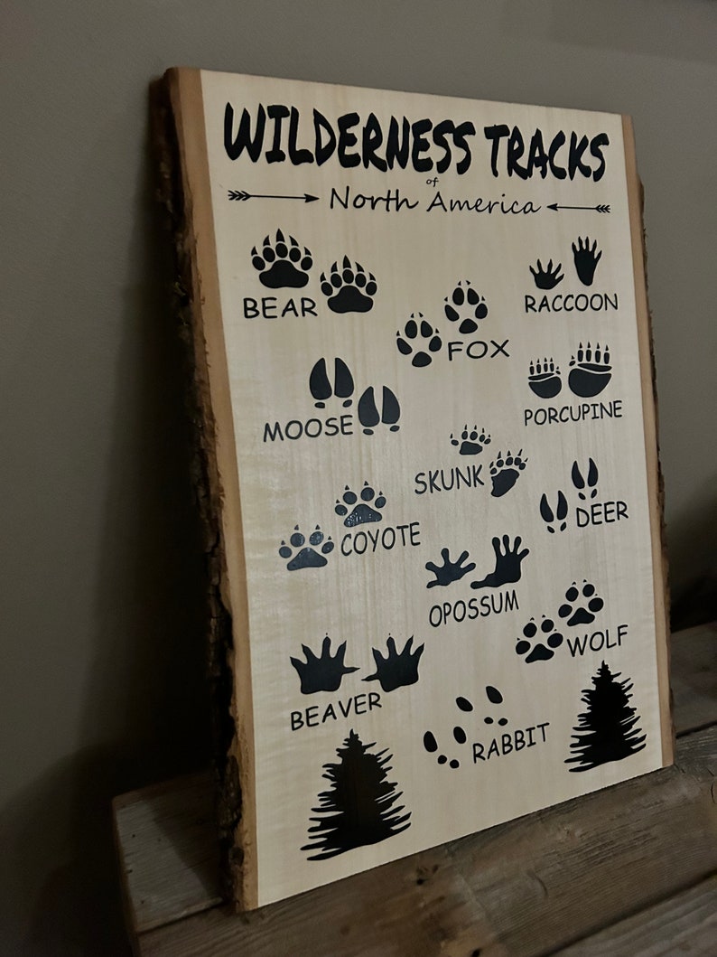 Animal Tracks Nature Sign - Etsy