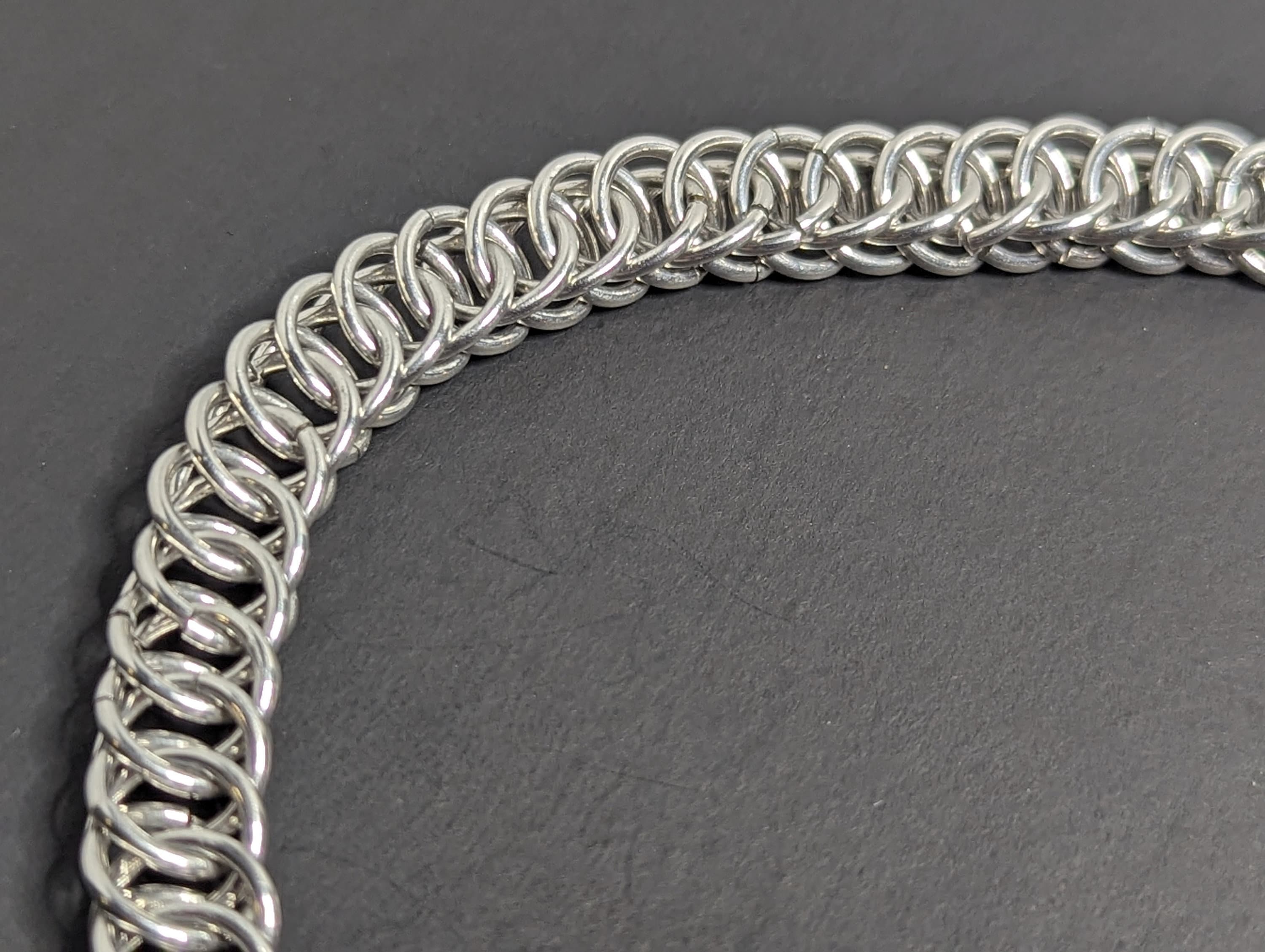 Half Persian Weave Chain Mail Bracelet - Etsy