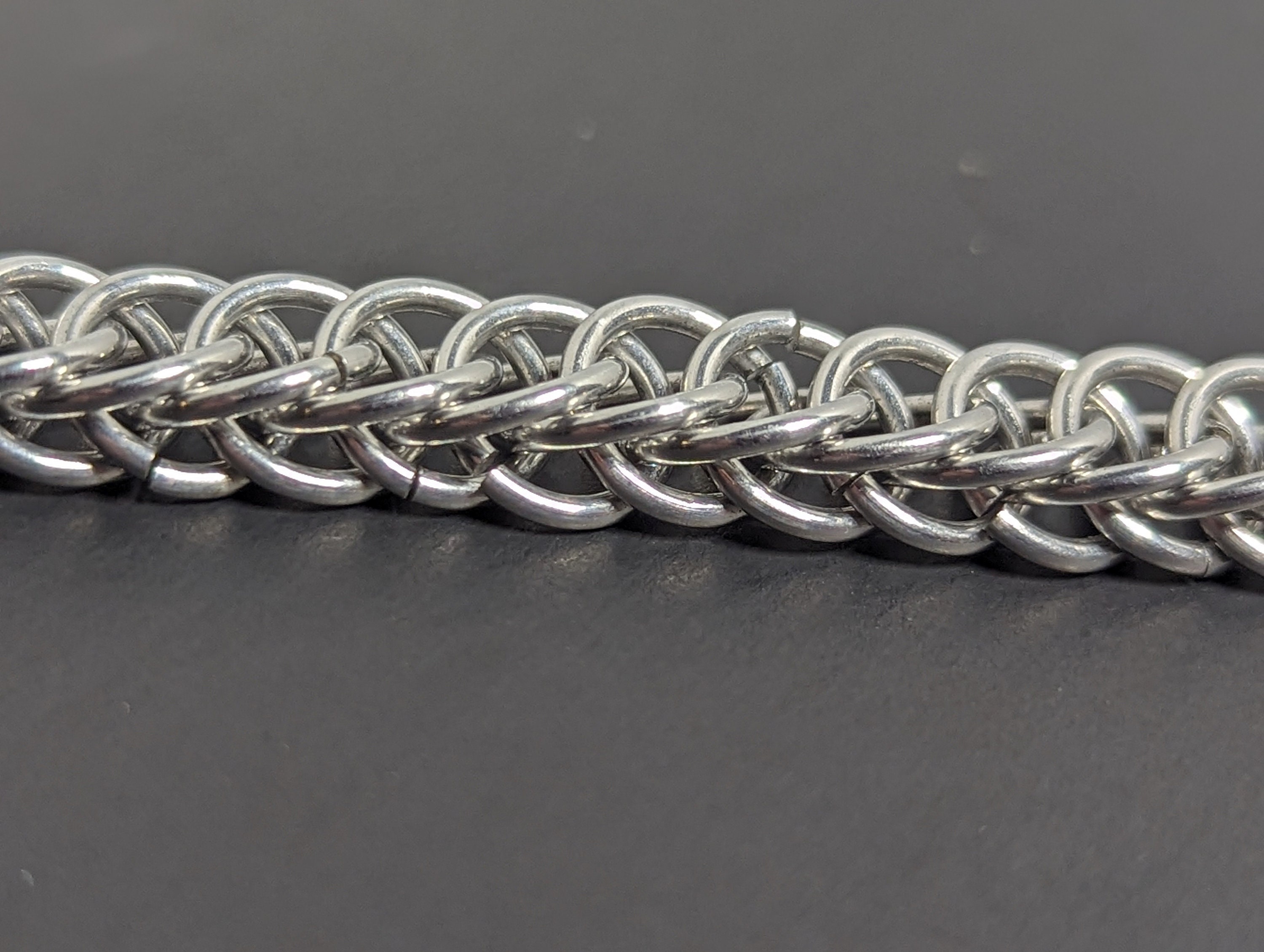 Half Persian Weave Chain Mail Bracelet - Etsy