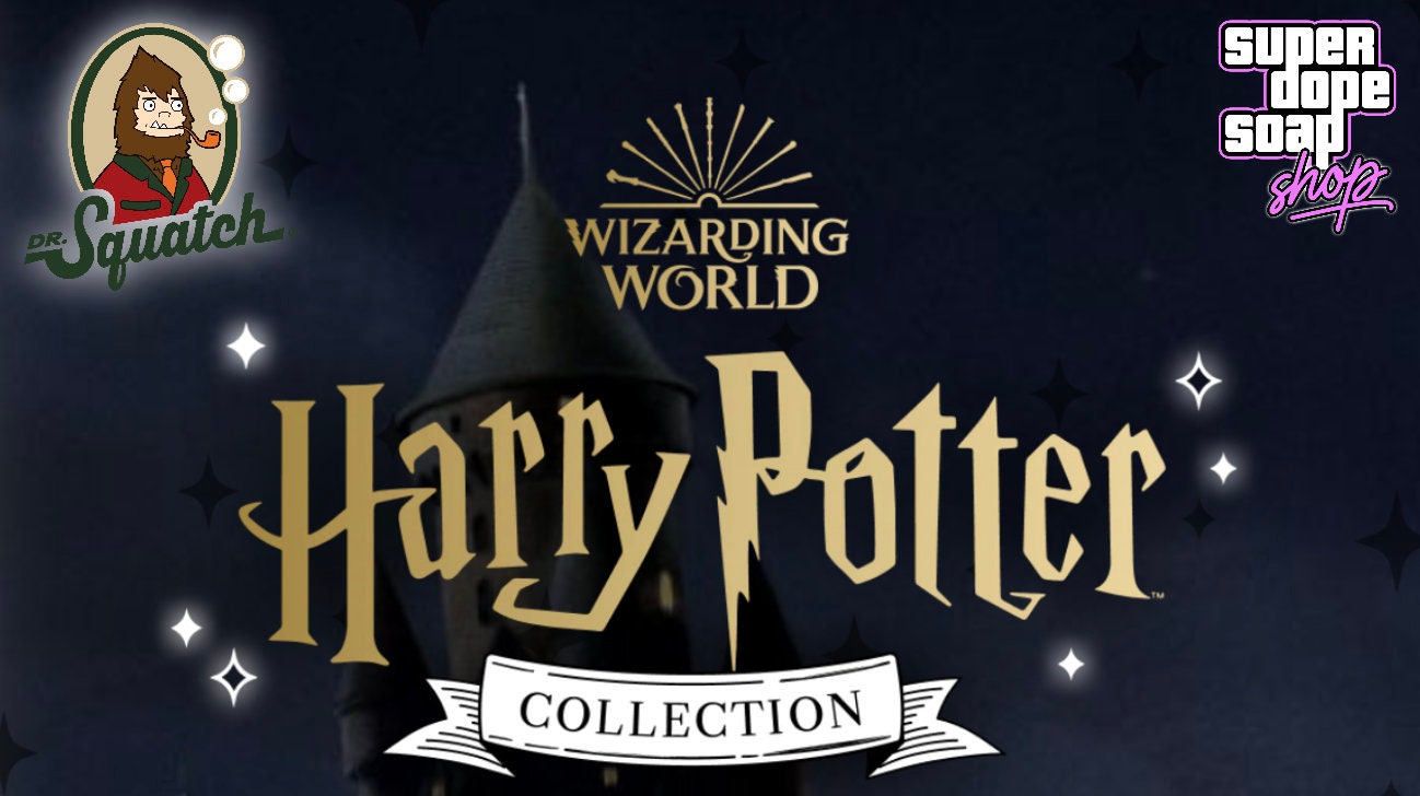 New Dr. Squatch harry Potter 4 Piece Collectors Set - Etsy