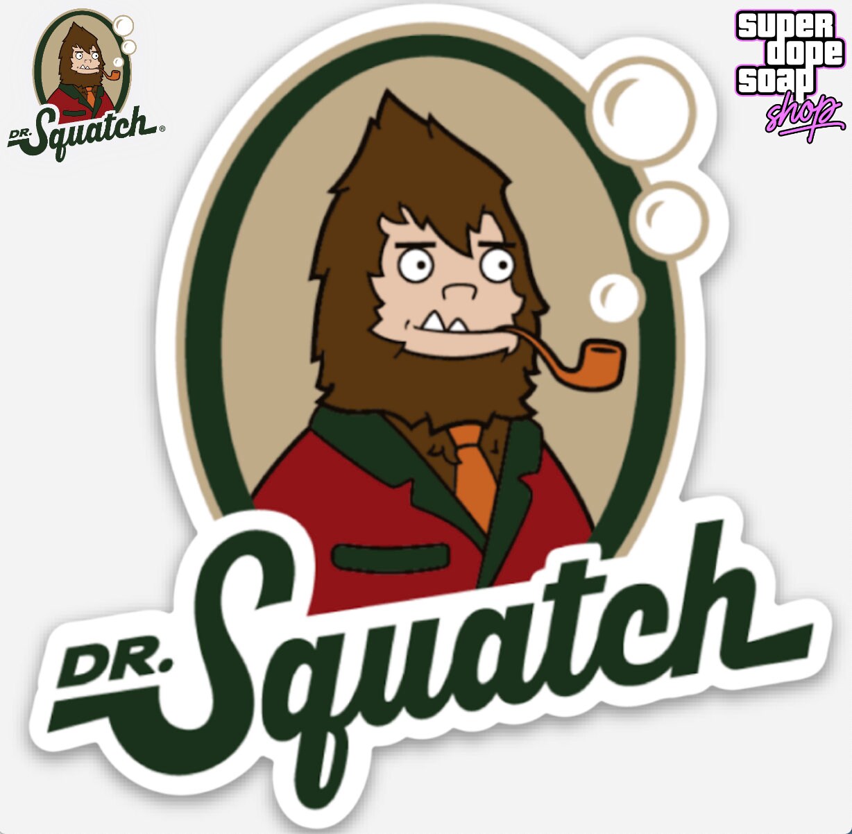 BRAND NEW Dr Squatch Pine Tar Deodorant ( New Packaging! With Dr ...