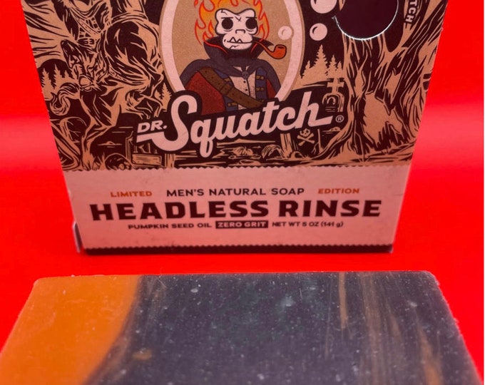 New Dr Squatch Headless Rinse Halloween 1 4 Bar With Free Dr Squatch