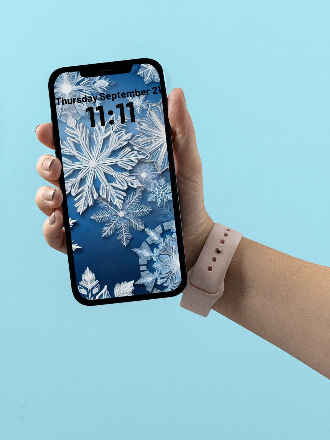 Winter iPhone Wallpaper Bundle, Christmas Wallpaper, Smartphone ...