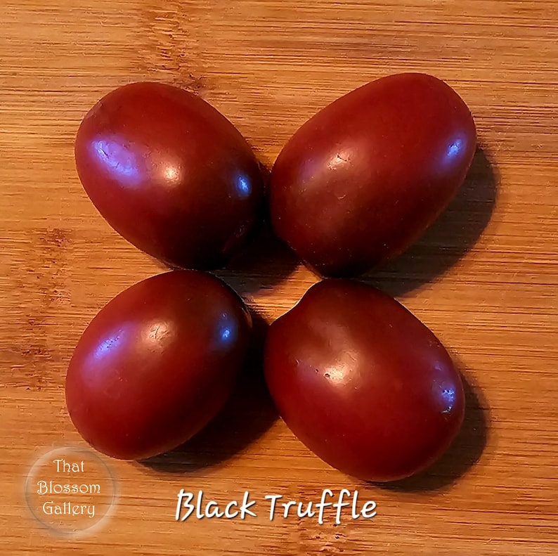 Black Truffle Plum Tomato Seeds - Etsy