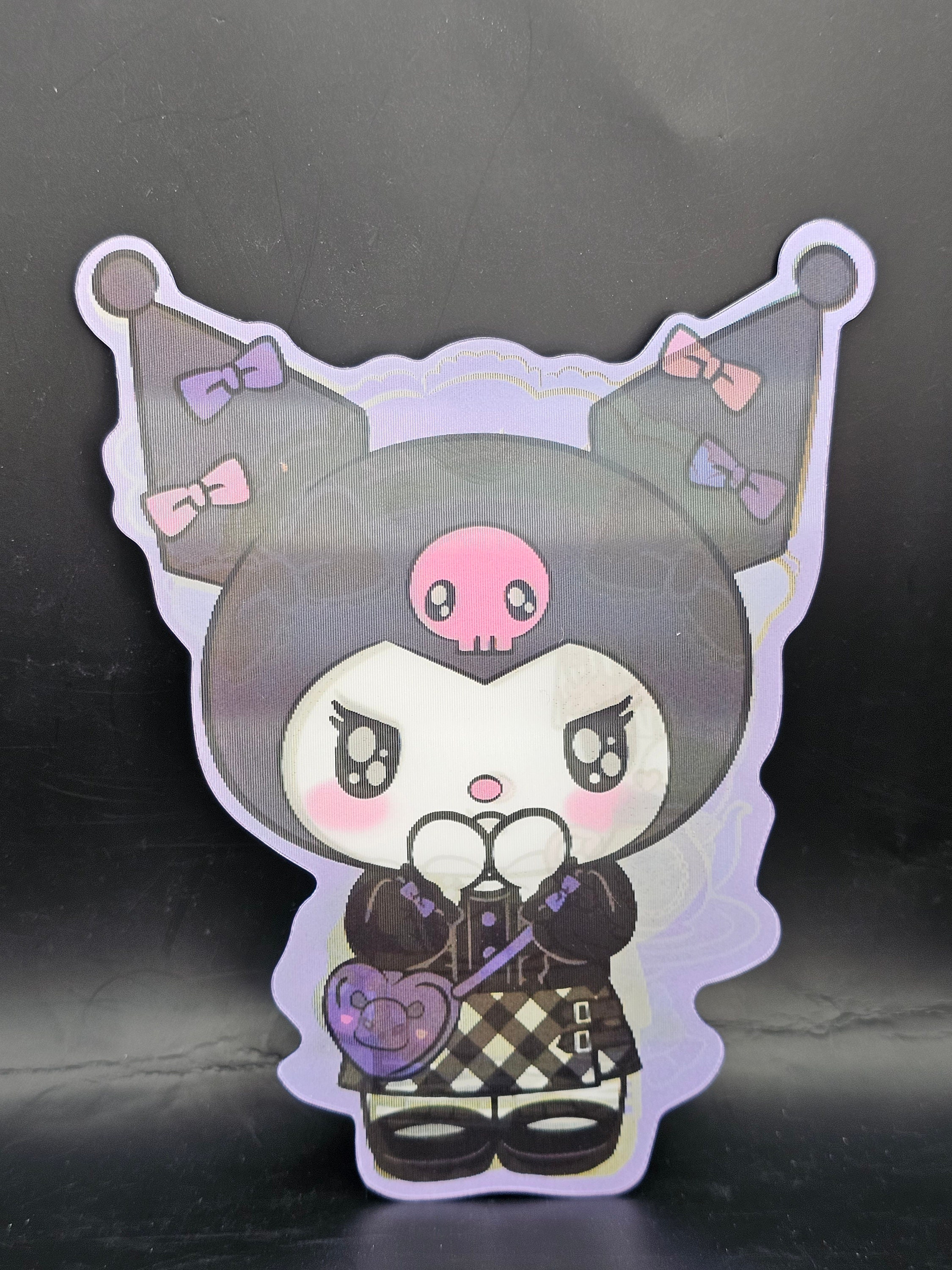Snrio Character Goth kromi 3D Motion Decal / Peaker Sticker - Etsy