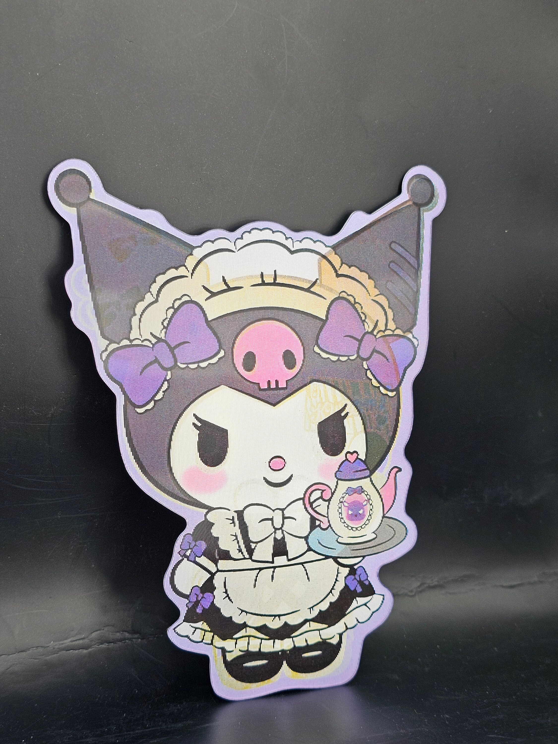 Snrio Character Goth kromi 3D Motion Decal / Peaker Sticker - Etsy