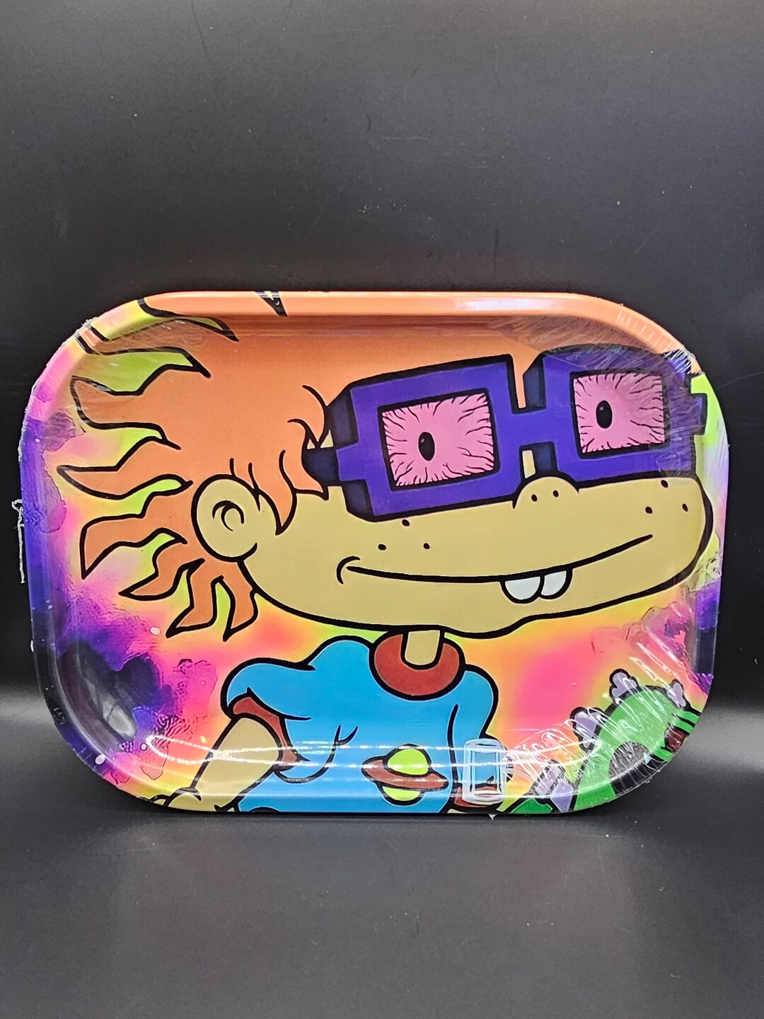 Faded Cartoon Character Metal Rolling Tray - Etsy
