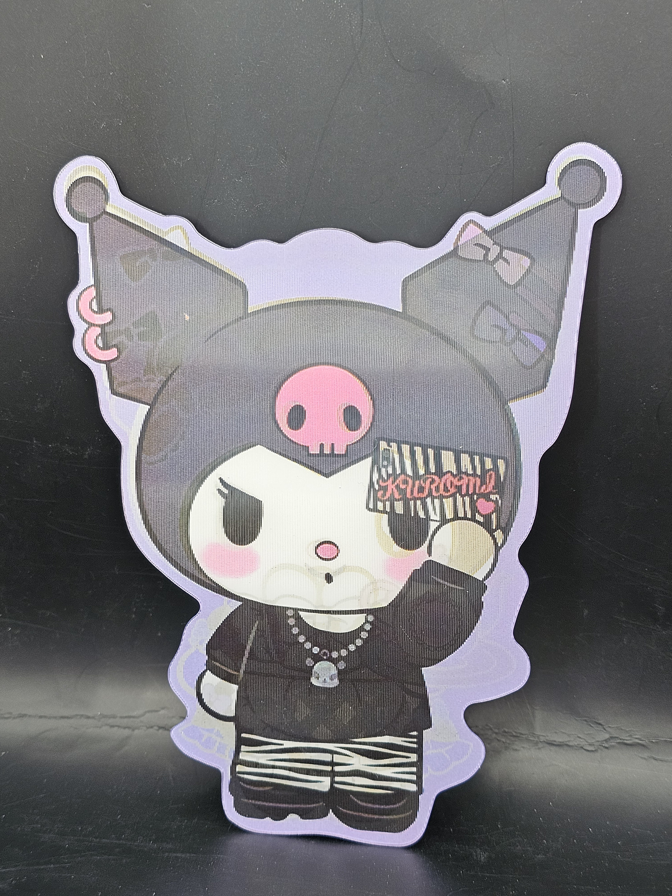 Snrio Character Goth kromi 3D Motion Decal / Peaker Sticker - Etsy