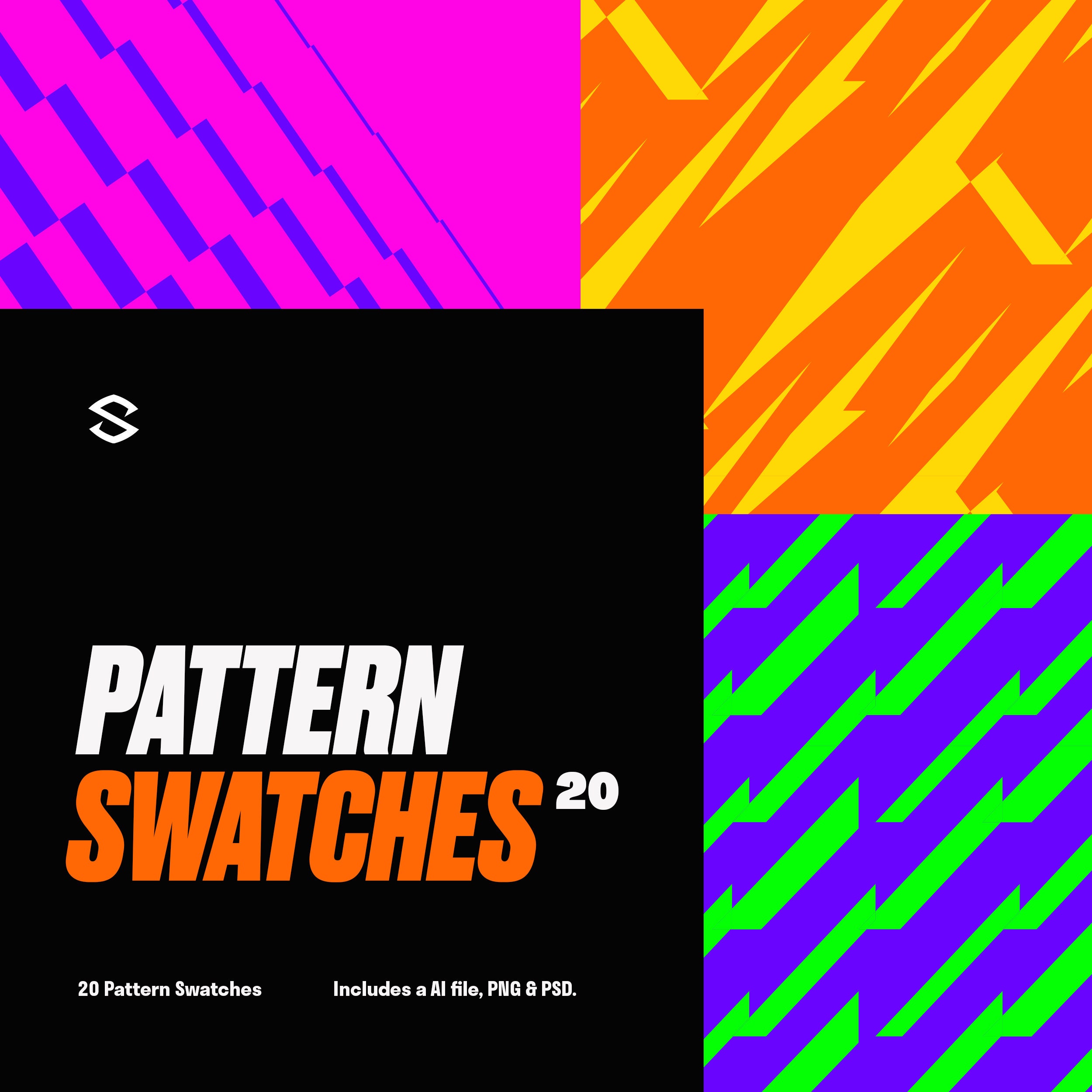 Pattern Swatch Textures (20 Swatches, 4K, PNG, PSD + AI) - Etsy