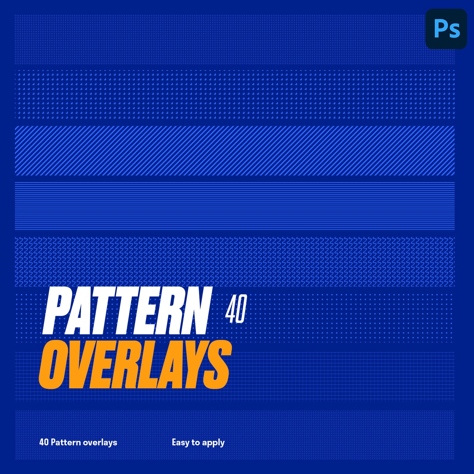 Pattern Overlays (40 Patterns, Photoshop, PAT File) - Etsy