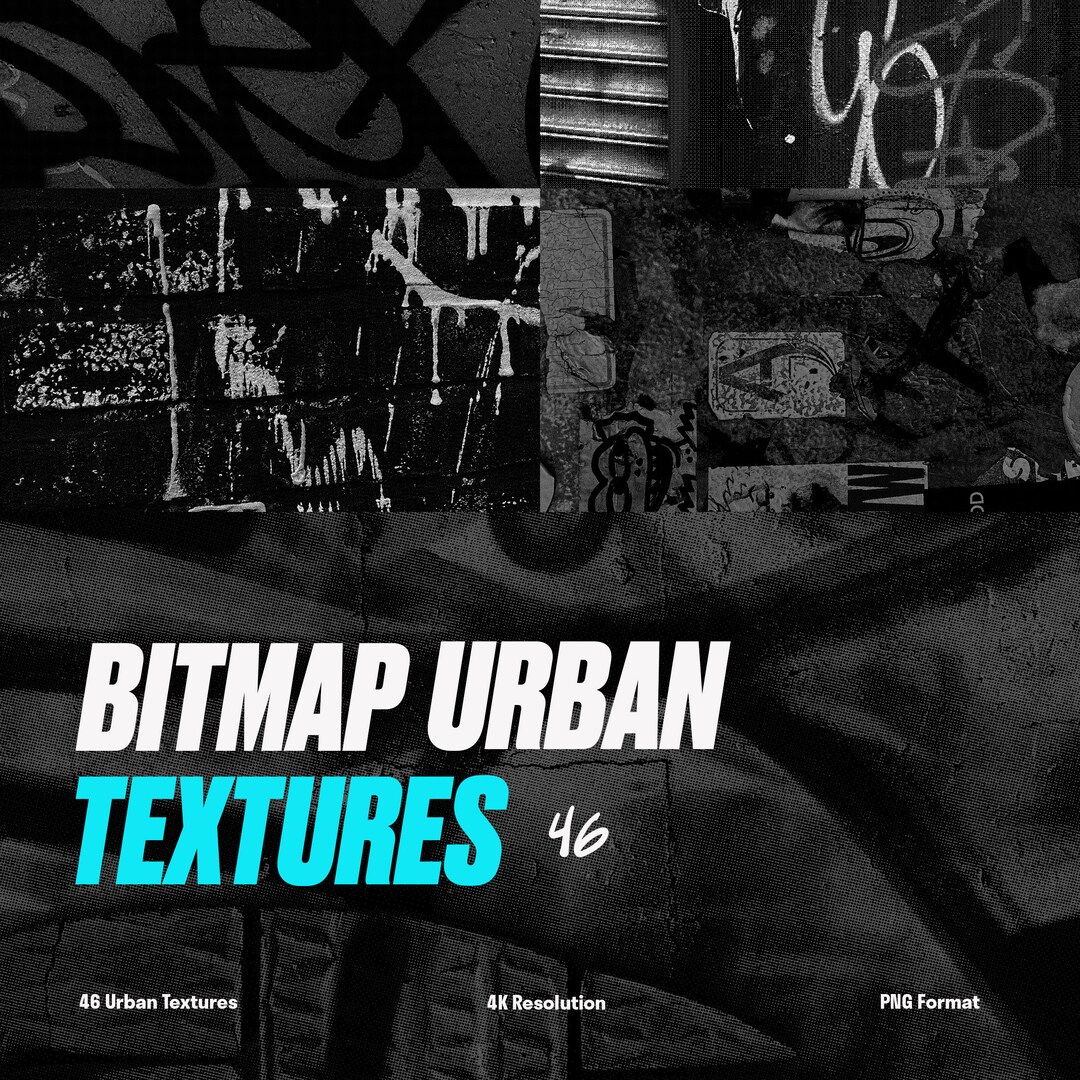 Black Urban Textures (46 Textures, PNG) - Etsy